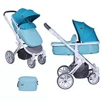 LORELLI Kolica za bebe LUNA Set 2 u 1 Aquamarine