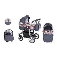 Kunert Kolica za bebe Silver Set 3u1 03