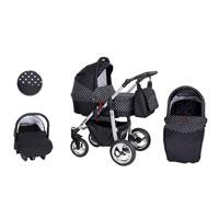 Kunert Kolica za bebe Silver Set 3u1 15