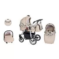 Kunert Kolica za bebe Silver Set 3u1 52