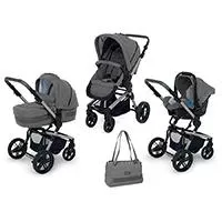 FOPPAPEDRETTI Kolica za bebe Set Modular iWOOD Elite Grey 9700344410