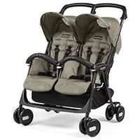 PEG PEREGO Kolica za blizance ARIA TWIN SHOPPER Class Geo Beige