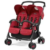 PEG PEREGO Kolica za blizance ARIA TWIN SHOPPER Class Geo Red