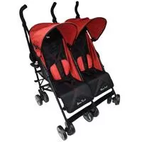B-Tech Kišobran kolica za blizance red BT1106TCR