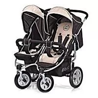 Hauck Kolica za blizance Roadster Happy World Beige 512111