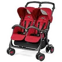 Peg Perego Kolica za blizance Aria Shopper Twin Mod Red