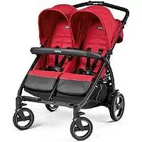 Peg Perego Kolica za blizance Book For Two Mod Red