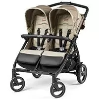 PEG PEREGO Kolica za blizance BOOK FOR TWO Class Beige P3020001609