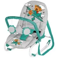 Bertoni Lorelli Ležaljka - njihalica za bebe Top Relax Grey&Green Pilot 10110021518