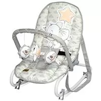 LORELLI Ležaljka za bebe TOP RELAX Light Grey Elephant 10110022048