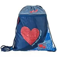 TARGET Vrećica za sportsku opremu Torba za fizičko Gym Bag RED DENIM HEART 21841