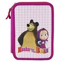 TARGET Double Pencile Case - Pernica puna MASHA AND THE BEAR 17642