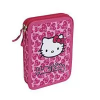 TARGET Double Pencile Case - Pernica puna HELLO KITTY Hearts 16716