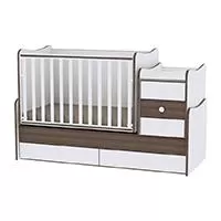 LORELLI Krevetac za bebe MAXI PLUS White Walnut 10150300026