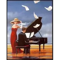 Piano - Old Posters - 1210 - 40/50 HPLN