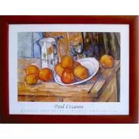 Paul Cezanne - Bricco, Bicchiere e piato con frutta - 40/50 E3 EP