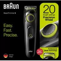 Braun Trimer za kosu i bradu Sa punjivom baterijom BT3221 BLK/VTGRN BOX