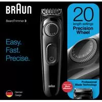 Braun Trimer za kosu i bradu Sa punjivom baterijom BT3222 BLK/BLK