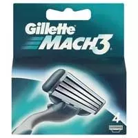 Gillette Mach3 Četiri rezervne glave brijača 0501391