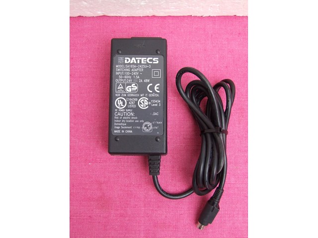 Datecs adapter 24V 2A konektor 3 pina ORIGINAL +GARANCI