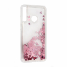 Futrola Liquid Heart za Huawei P40 Lite E roze