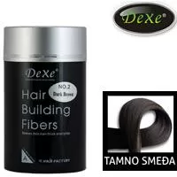 Preparat za proređenu kosu Dexe Hair Building Fibers 22g tamno smeđa