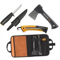 Fiskars kamp set Sekira Nož Testera Torba 129012 035115