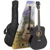 Country gitara sa torbom i štimerom SoundSation Yosemite-GP-BK Pack