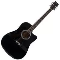 Ozvučena Akustična gitara Eclipse CX-S022CEQ-BK