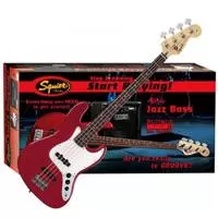 Bas gitara Squier By Fender Affinity J Bass w i pojačalo Rumble 15 Amp Metallic Red