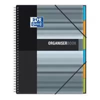 Sveska Oxford Student Organiserbook 244x310mm kvadratići 06XS3 Grey