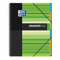 Sveska Oxford Student Organiserbook 244x310mm kvadratići 06XS3 Green