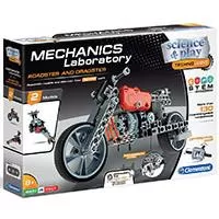 CLEMENTONI Science and Play MECHANICS Mehanika MOTOCIKL Roadster Dragster CL75030