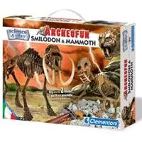 Clementoni arheološki komplet Mamut i Smilodon 21195