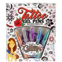 Gel olovke za tetovažu sa šljokicama Toi-Toys Tattoo Gel Pens 45622