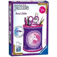 Ravensburger 3D puzzle GIRLY GIRL edition - Za devojčice - Kutija za olovke - Unicorns Pencil Holder 54 dela RA12103