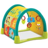 Bright Starts 3u1 Bebi gimnastika - tunel - prostirka za igru Jungle Fun