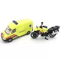 SIKU Set Ambulantna kola i motor - Ambulance Set 1654S