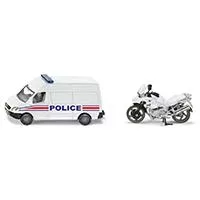 SIKU Set POLICIJA Motor i kombi vozilo 1655