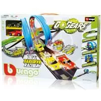 Bburago Komplet Trkačka staza sa autićem GoGears 1:55 Dual Daredevil Raceway BU30262