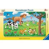 Ravensburger puzzle 15 delova- Domaće životinje 06066