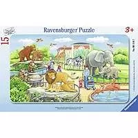 Ravensburger puzzle 15 delova - Životinje u zoo vrtu, 06116