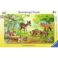 Ravensburger puzzle 15 delova - Životinje u prirodi 06376