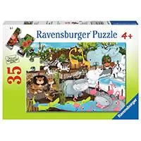 Ravensburger puzzle Dečije puzle - 35 - Životinje - Day at The Zoo 35 delova RA08778