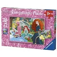 2u1 Slagalice Ravensburger - Disney Princess 07620