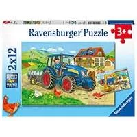 Ravensburger Puzzle 2x12 Radovi u toku 07616