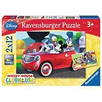 Ravensburger puzzle Dečije puzle - 2x12 - Disney - Mickey Mouse Club House 2x12 delova RA07565