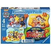 Ravensburger Puzzle 4u1 - Patrolne šape 06979