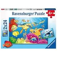 Ravensburger Puzzle 2x24 Podvodni svet 07815