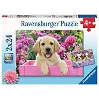 Puzzle 2x24 dela Moji drugari Ravensburger 05029